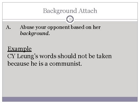 Informal Fallacies Formal Vs Informal Fallacies