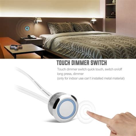2m Stepless Dimmable Touch Sensor Switch Dc 5v 12v Grandado