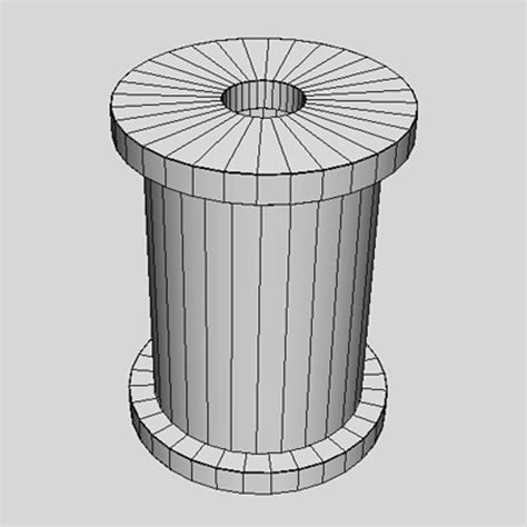 Thread Spool 3d Model