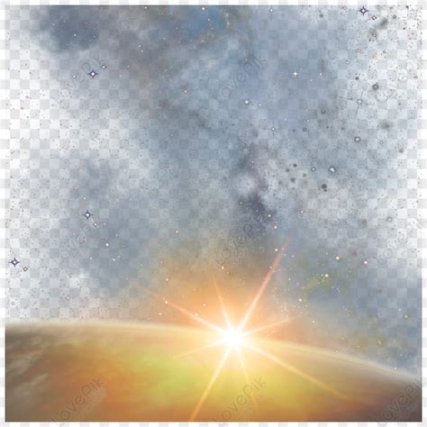 일출 빛 효과 배경으로 모래 일러스트 먼지 번개 우주 하늘특수 효과햇빛 Png 일러스트 무료 다운로드 Lovepik