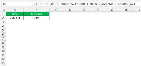 How To Convert Time To Seconds In Excel Myexcelonline