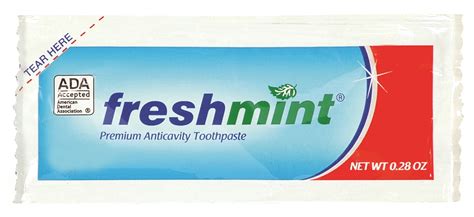 Wholesale Anticavity Toothpaste Packets Mint 028 Oz Dollardays