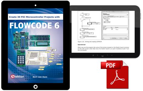 Create 30 PIC Microcontrollers Projects With Flowcode 6 Now E Vailable Elektor Magazine