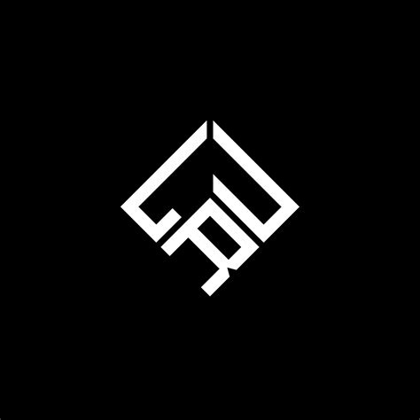 Lru Letter Logo Design On Black Background Lru Creative Initials Letter Logo Concept Lru