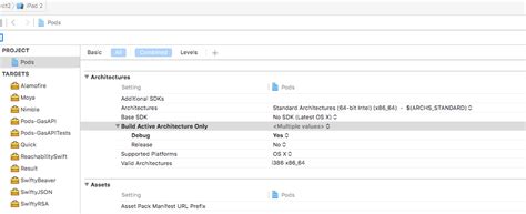 Swift CocoaPods IOS Framework Linking I386 Files Stack Overflow