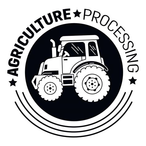 Agriculture Processing Logo Simple Style 15676906 Vector Art At Vecteezy