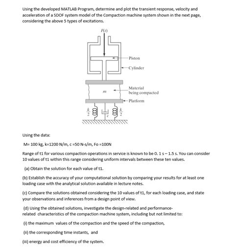 Using The Developed Matlab Program Determine And