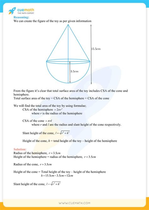 Ncert Solutions Class 10 Maths Chapter 13 Exercise 131 Surface Area And Volumes