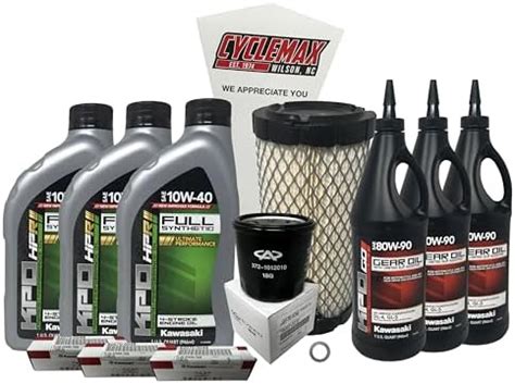 Amazon.com: Cyclemax Full Service Kit compatible with 2015-2022 Kawasaki Mule Pro FXT KAF820 EPS ...