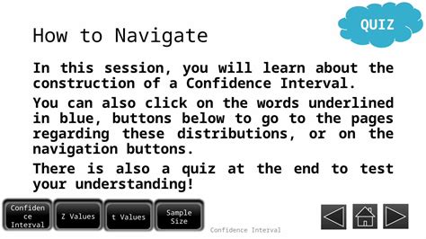 Pptx Interactive Ppt Confidence Interval Dokumen Tips