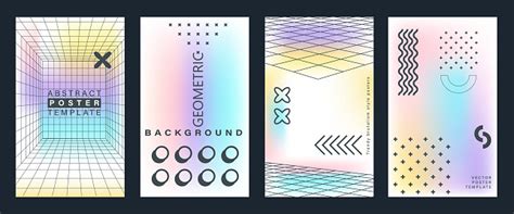 포스터 표지 잔인 함의 스타일로 추상적 인 기하학적 모양을 가진 소책자의 템플릿 0명에 대한 스톡 벡터 아트 및 기타 이미지 0명 3차원 형태 Brutalism