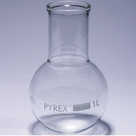 Flask Round Bottom Wide Neck Pyrex 500ml Mrs Scientific