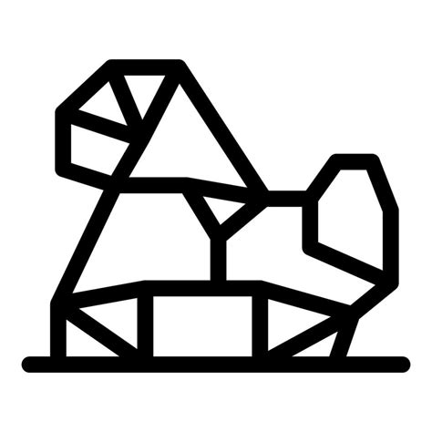 Geometric Crystal Structure Representing Modern Abstract Art And Design 55564653 Vector Art At