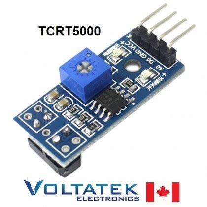 TCRT5000 Reflective Optical Infrared Sensor IR Voltatek Canada