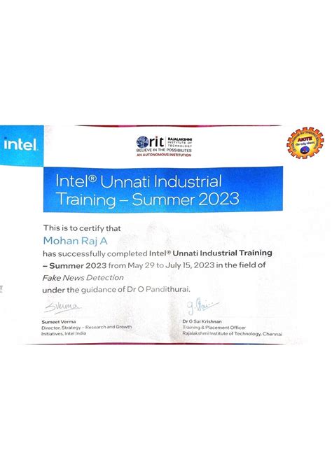 Mohan Raj On Linkedin Intelunnati Datascience Machinelearning