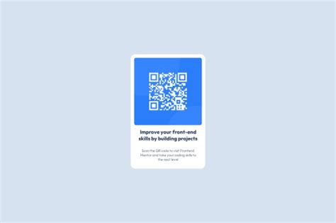 Frontend Mentor Responsive Qr Component With Flexbox Coding Challenge