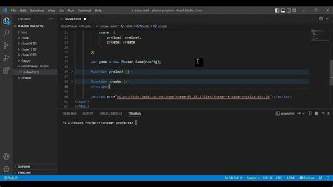 Phaser Js Introducción Primer Ejemplo Youtube
