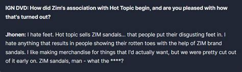 Happened Upon An Invader Zim Interview From 2004 With Jhonen Vasquez And Rikki Simons And Jhonen