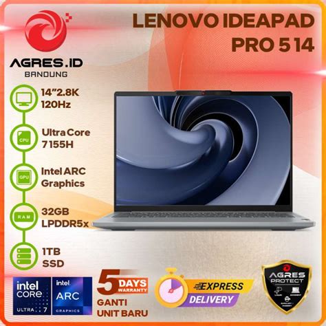 Jual Lenovo Ideapad Pro Core Ultra H Gb Tb K Oled Hz Di Seller Agres Id