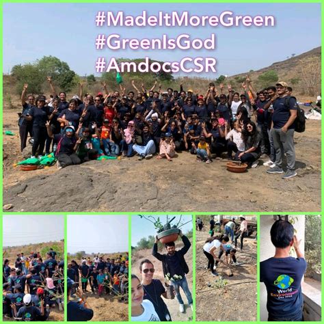 Swapnil Shimpi On Linkedin Worldenviromentday Amdocscsr