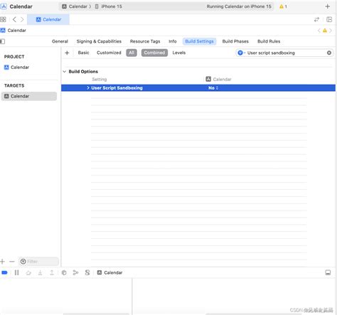 xcode15 swiftui项目适配ios13，ios14报错：sandbox rsync samba 17218 deny 1 修复