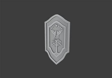 Stl File Faramir Shield Heavy Armoured Captain Of Ithilian Model