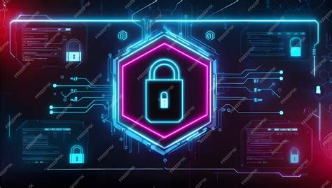 Cybersecurity Background Vector Illustration Premium Ai Generated Vector