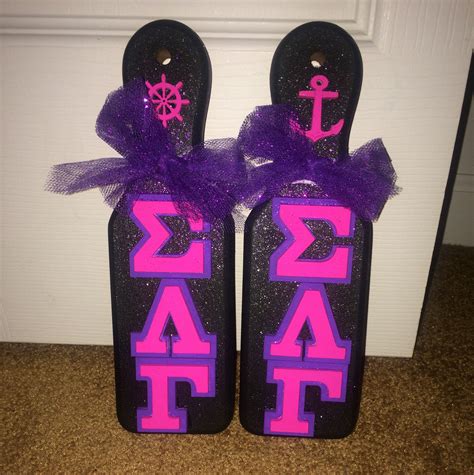 sigma lambda gamma captain and anchor mini paddle