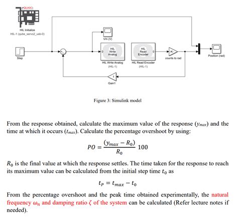 Solved By Using The Following Matlab Simulink Model Find