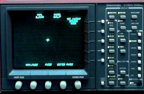 Tektronix 1750a Ntsc Waveform Vector Sch Monitor Ebay
