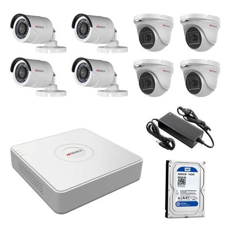HiWatch 8 kameralıq dəst (daxili və xarici) – HIKVISION