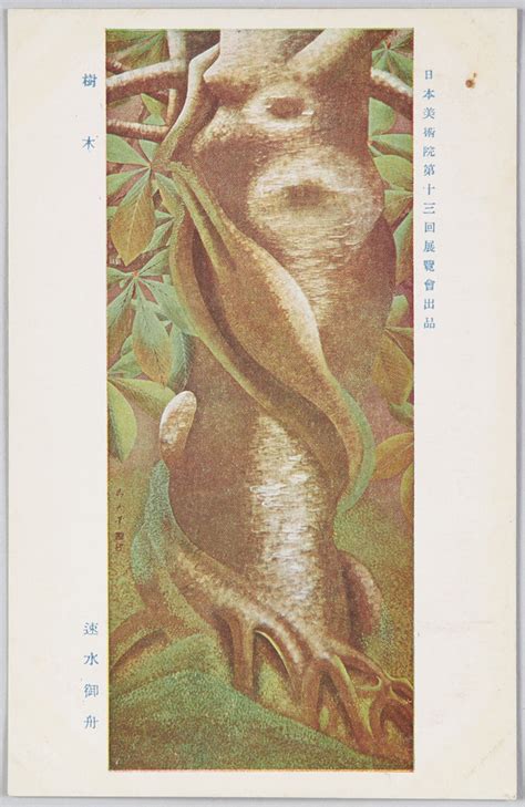 日本美術院第十三回展覧会出品 「樹木」 速水御舟 Tomuco Tokyo Museum Collection