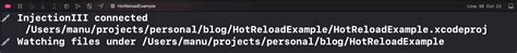 Hot Reload In Swift