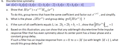Solved Let Y N B0x N B1x N1 B2x N2 B1x N3 B0x N4 Chegg Com