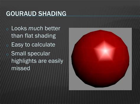 Ppt Shading Models Powerpoint Presentation Free Download Id2201167