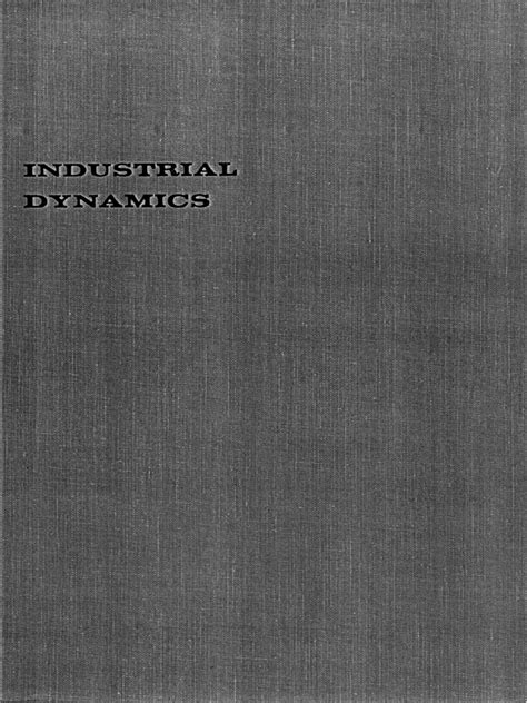 Industrial Dynamics Forrester 1961 Pdf Function Mathematics