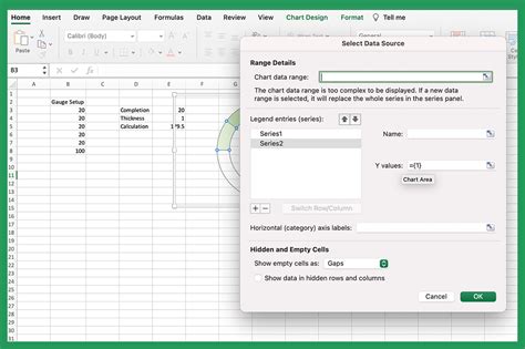 How To Make A Gauge Chart In Excel Windows Mac