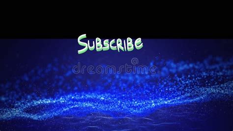 Animation Of Subscribe Text In Lines Over Dots Forming Wave Pattern On