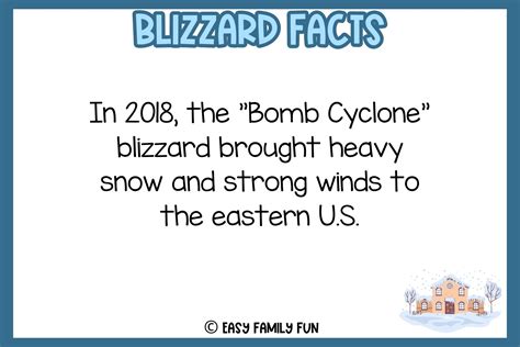 Chilling Insights 60 Fascinating Facts About Blizzards You Need To Know Free Fact Cards