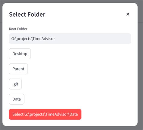 Simple Folder Explorer Using Streamlit Streamlit
