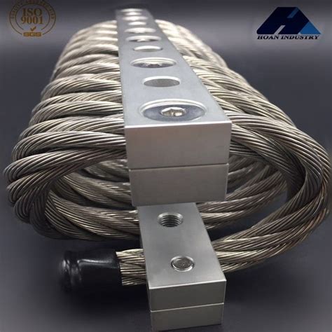 Shock Steel Wire Rope Isolator Anti Vibration Mount Console Generating