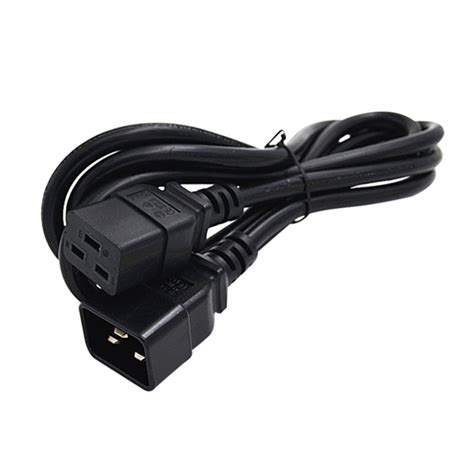 Iec320 C19 3pin Female Port To C20 3pin Male Power Cord Convsion Adapter Cable 180cm Iec320 C19