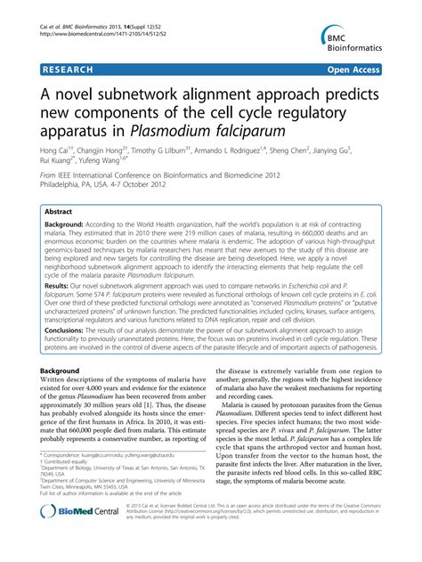 Solution A Novel Subnetwork Alignment Approach Predicts New Components