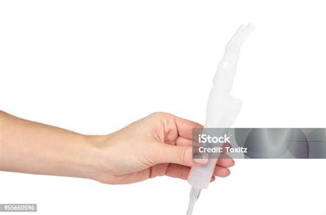 분무기 흡입기 장치 호흡기 치료 가족 사용을 위해 흰색 배경에 고립 건강관리와 의술에 대한 스톡 사진 및 기타 이미지 건강