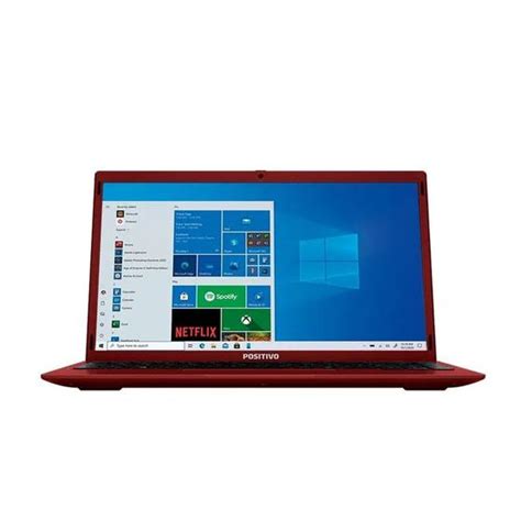 Notebook Motion Plus Red Intel Atom 4gb 64gb SSD Q464C Positivo Notebook Magazine Luiza
