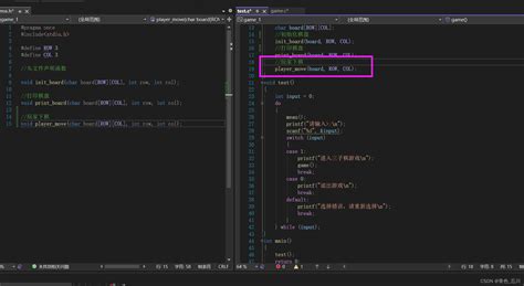 【c语言小游戏】三子棋（井字棋）csdn井字游戏 Csdn博客