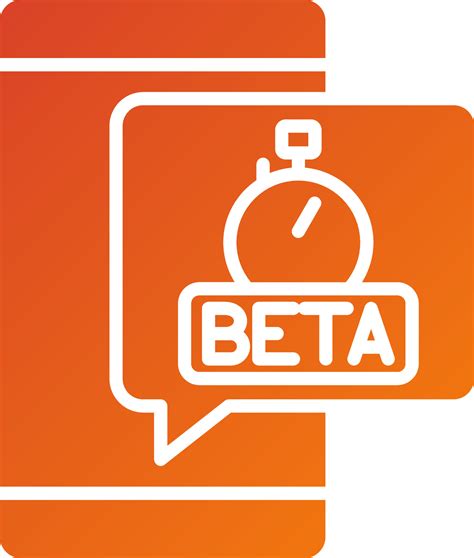 Beta Testing Icon Style 21758658 Vector Art At Vecteezy
