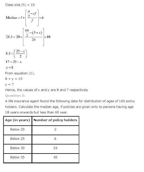 Ncert Solutions Class 10 Maths Ch 14 Statistics Free Ncert Books And Solutions