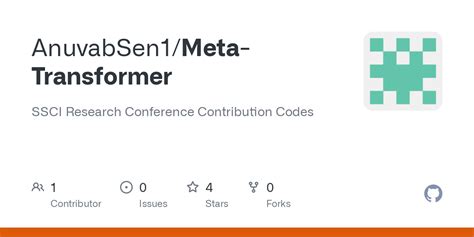 Github Anuvabsen1meta Transformer Ssci Research Conference Contribution Codes