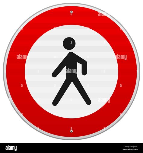 Isolated No Stop Stops Sign Entry Aborting Pictogram Symbol